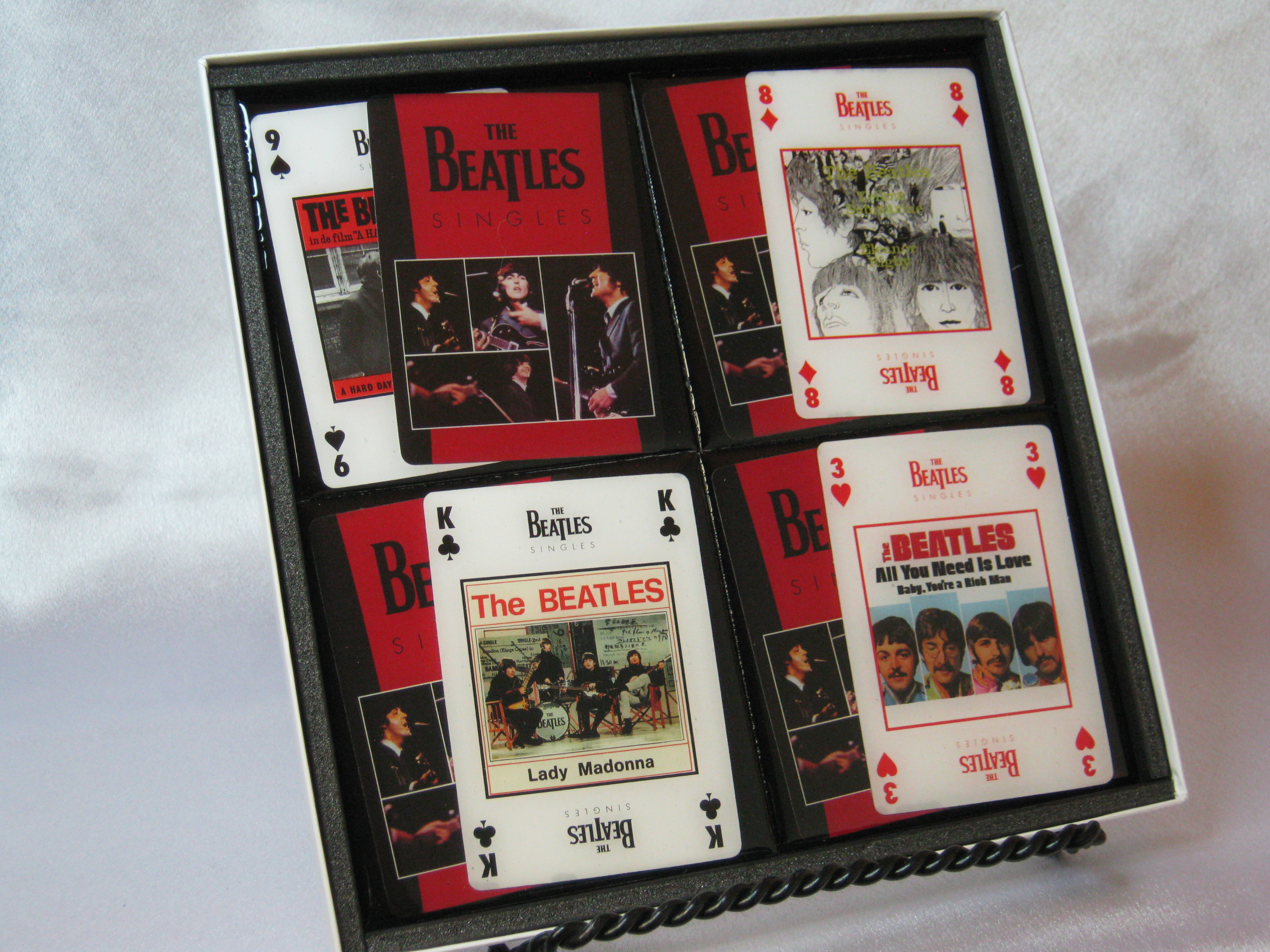 The Beatles Collector Playing Card Drink Coaster Set on Luulla